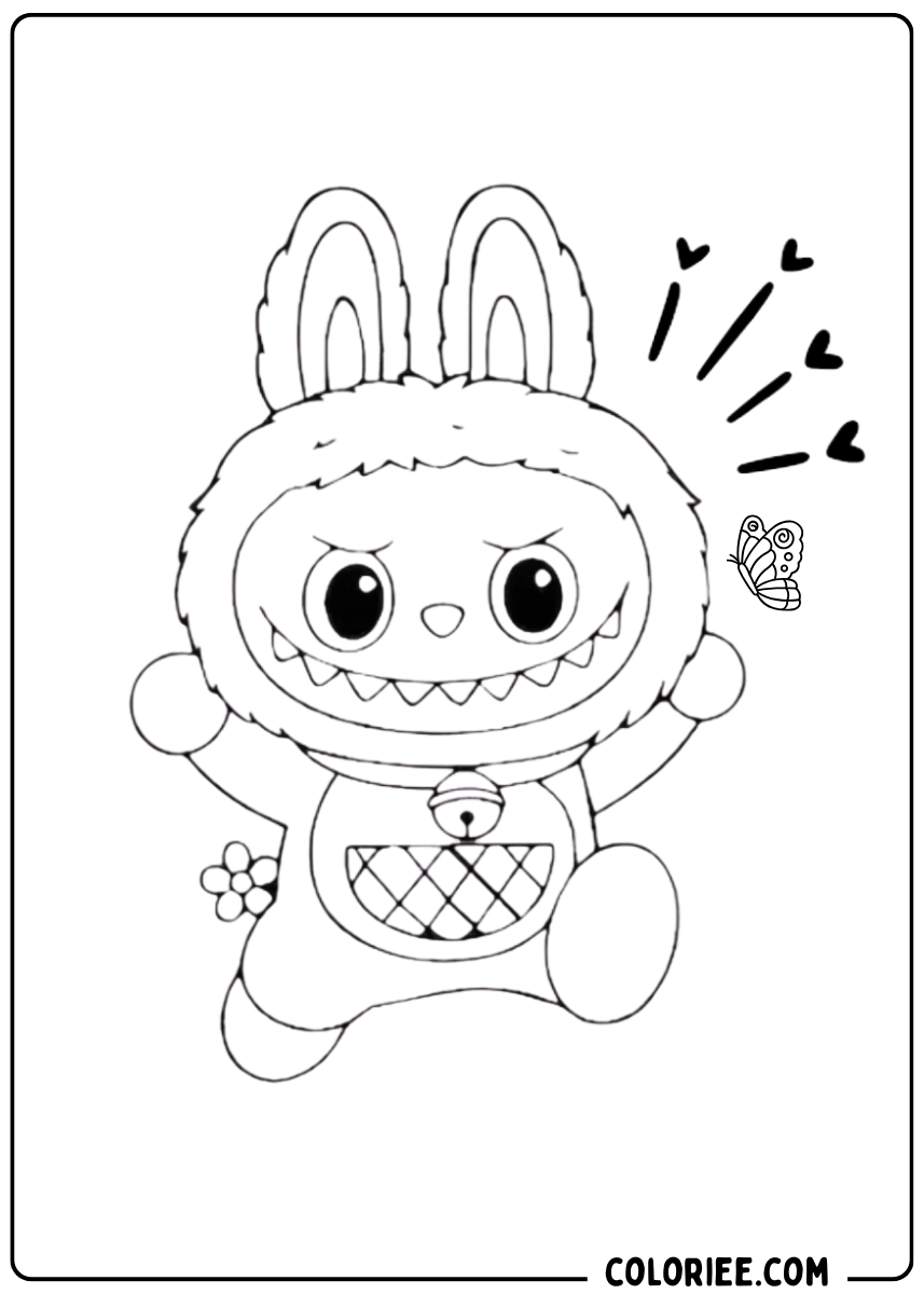 TOP 20 Coloriage Labubu gratuit