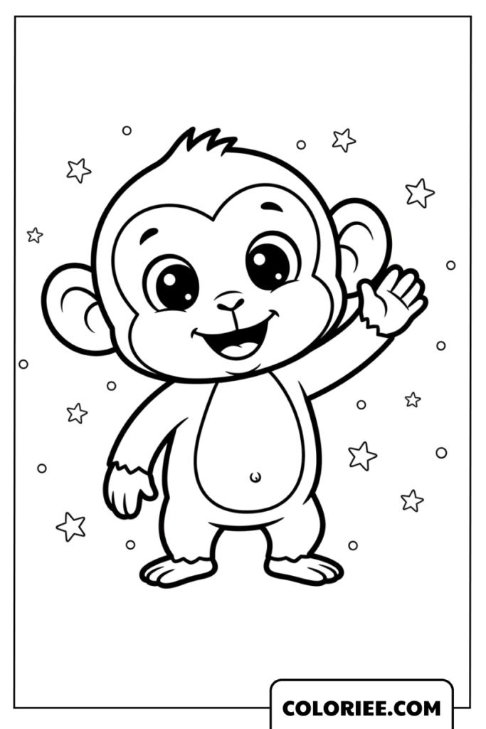 17 Coloriages Singe à télécharger gratuitement en PDF