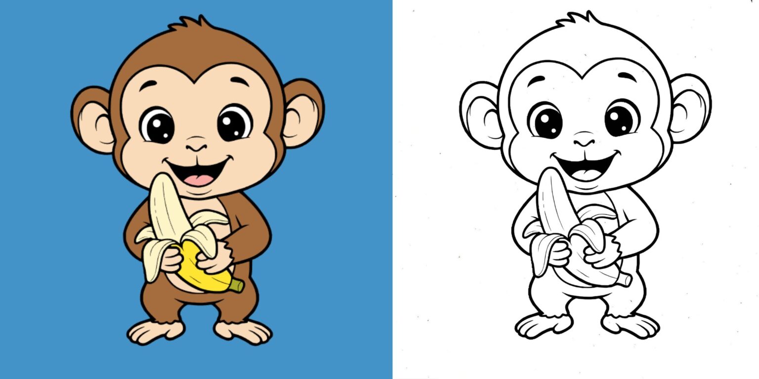 17 Coloriages Singe à télécharger gratuitement en PDF