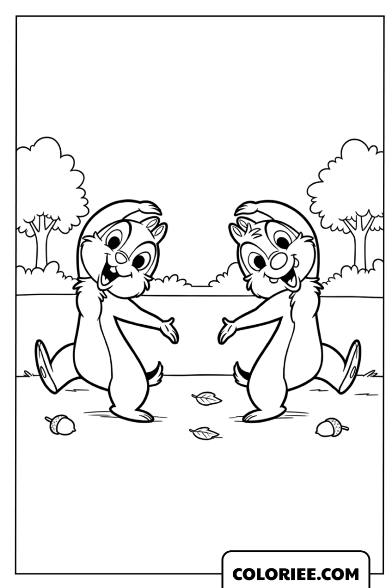 18 Coloriages Écureuil à télécharger gratuitement en PDF