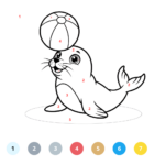 Coloriage Phoque téléchargement gratuit du PDF