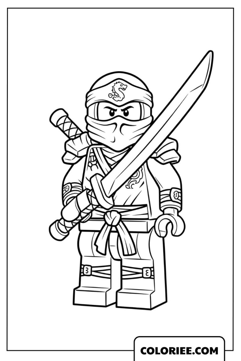 15 coloriages Ninjago à télécharger en PDF gratuit