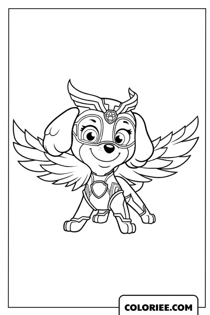 10 Coloriage Pat Patrouille Stella Gratuits à Imprimer