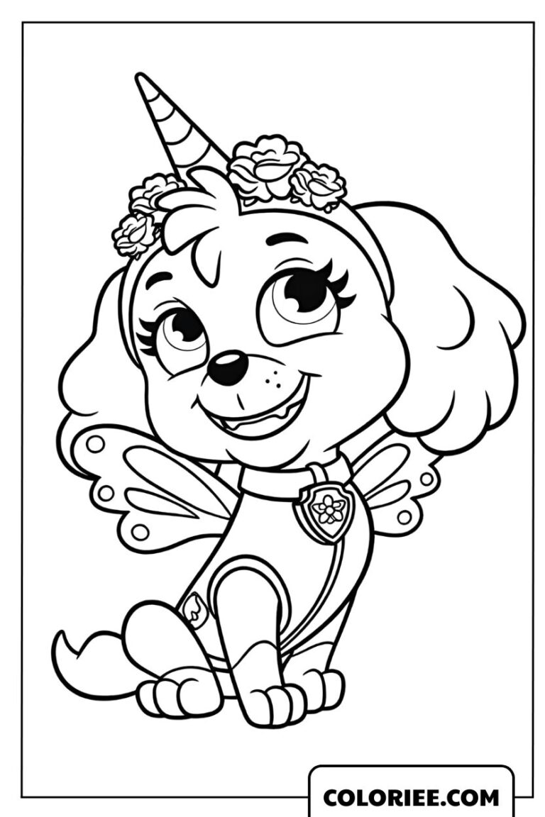10 Coloriage Pat Patrouille Stella Gratuits à Imprimer