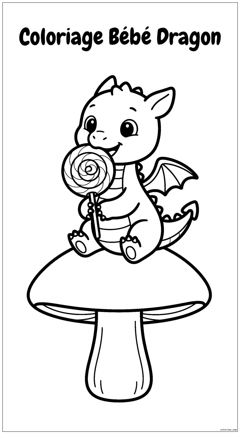 Bebe Dragon Dessin Facile